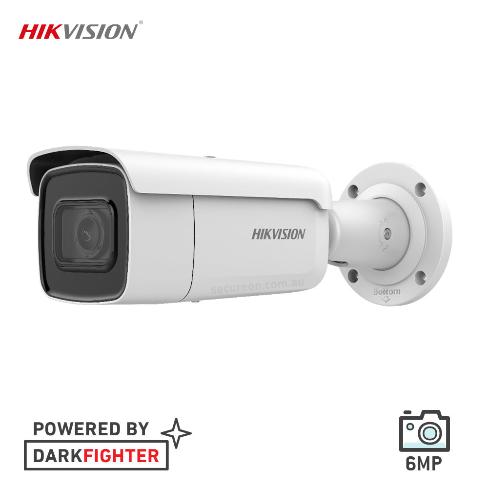 Hikvision DS-2CD2666G2T-IZS 6MP AcuSense Motorised Varifocal Bullet Ca ...